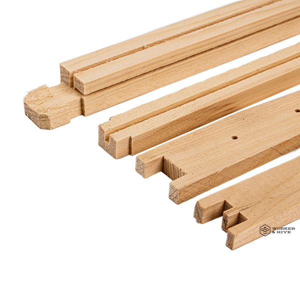 9 1/4" (Deep) Wood Frames - Wedge Top / Groove Bottom Bars – Worker and ...